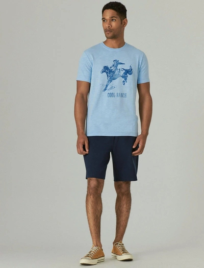 Lucky Brand Mens Breathe Easy Tech Short In Blue | ModeSens