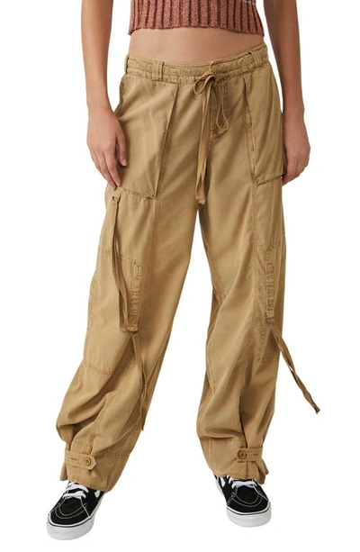 Free People One Step Ahead Parachute Pants In Tropical Nut | ModeSens