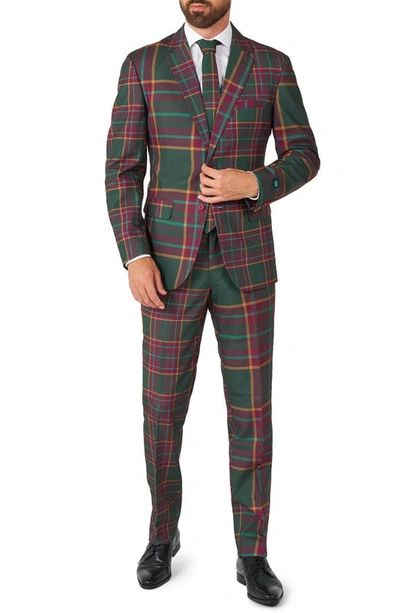 Opposuits Mixed Mesh Christmas Suit In Green | ModeSens