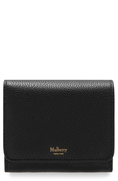 Mulberry Small Leather French Wallet In Black | ModeSens