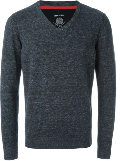 Diesel Classic Casual V-neck | ModeSens