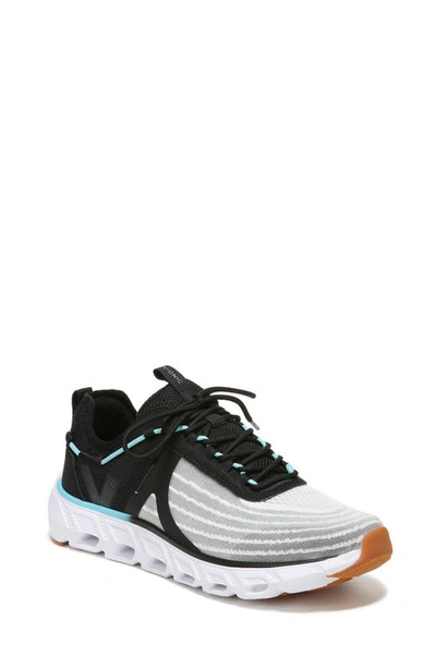 Vionic Fortune Stripe Mesh Sneaker In Black | ModeSens