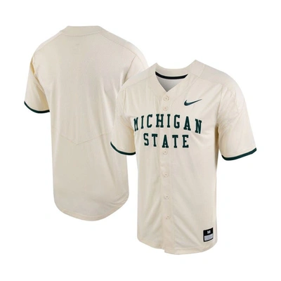 Nike Michigan State Men's College Full-button Baseball Jersey In Brown ...