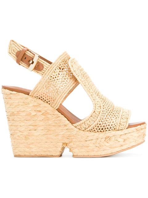 Robert Clergerie Dypaille Wicker Sandals | ModeSens