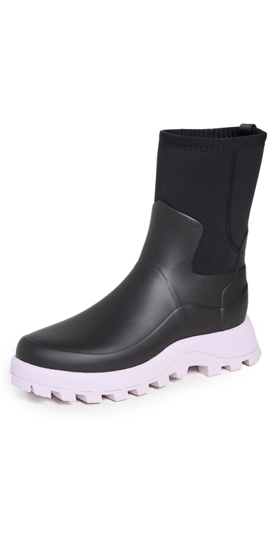 Hunter City Explorer Waterproof Short Rain Boot In Black | ModeSens