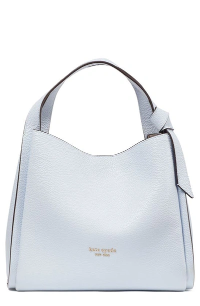 Kate Spade Knott Medium Leather Tote In Watercolor Blue | ModeSens