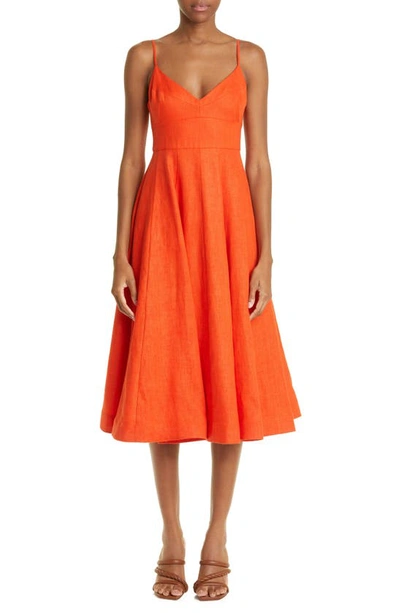 Zimmermann Wonderland Picnic Dress In Red | ModeSens