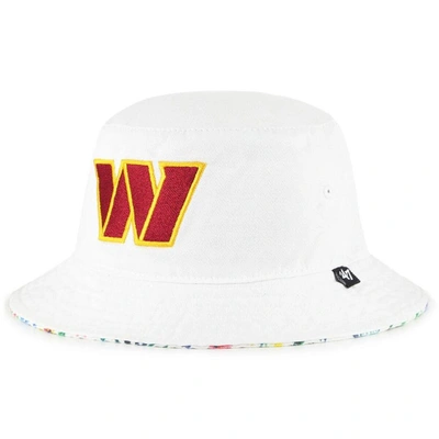47 Brand '47 White Washington Commanders Highgrove Bucket Hat | ModeSens