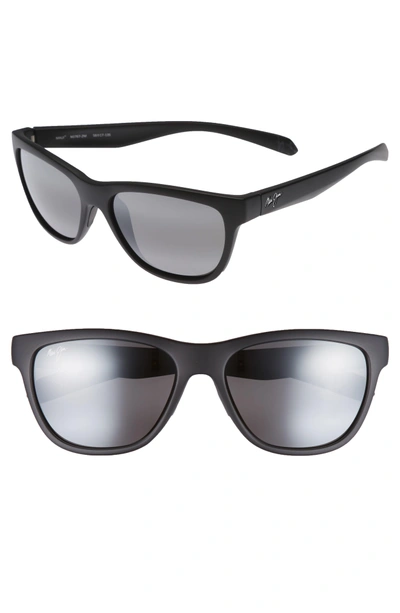 Maui Jim Secrets 56mm Polarizedplus2 Sunglasses - Matte Black/ Neutral ...