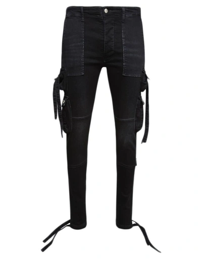 Amiri Tactical Cargo Pants In Black Modesens