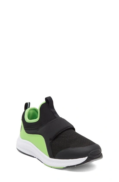Z By Zella Kids' Slip-on Sneaker In Black Neon | ModeSens