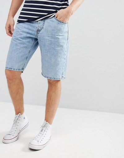 Diesel Kee Acid Wash Denim Shorts - Blue | ModeSens