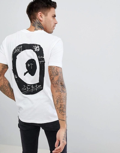 Hugo Boss Voodoo Script Print T-shirt In White - White | ModeSens