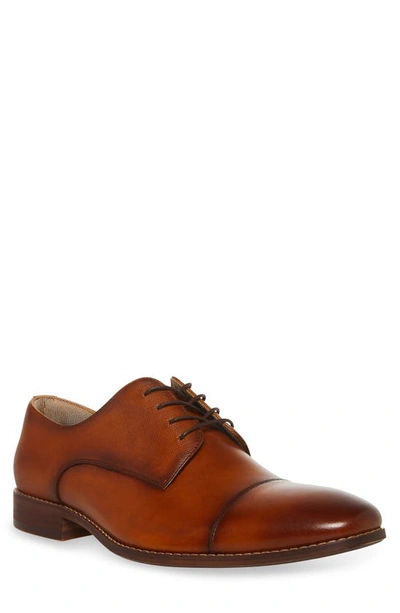 Steve Madden Gaudin Cap Toe Derby In Brown | ModeSens