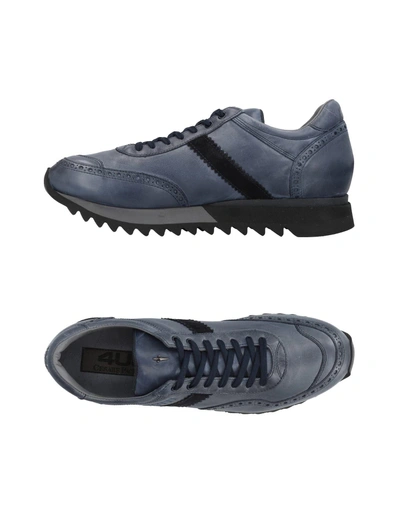Cesare Paciotti 4us Sneakers In Dark Blue | ModeSens