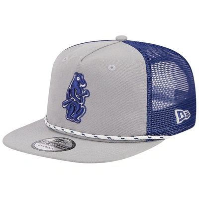 New Era Gray Chicago Cubs Golfer Green Undervisor 9fifty Snapback Hat ...