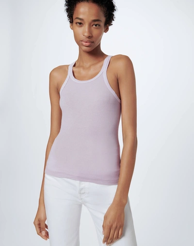 Hanes Ribbed Tank In Lilac | ModeSens
