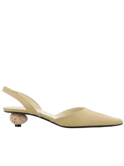Loewe Egg Heel Slingback In Beige | ModeSens