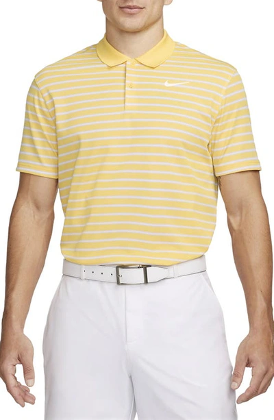 Nike Men's Dri-fit Victory Striped Golf Polo In Brown | ModeSens