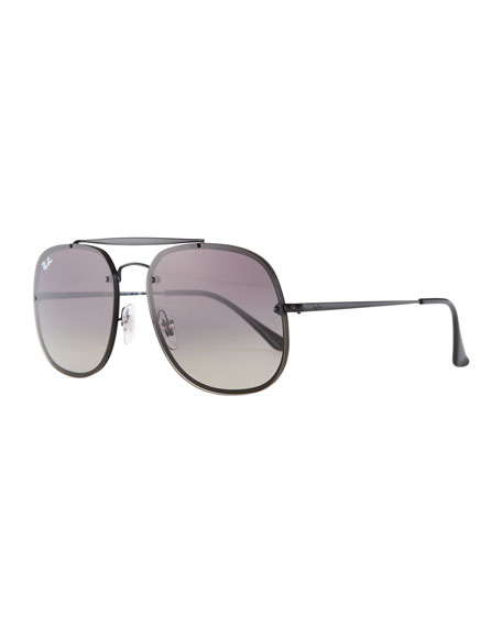 Ray Ban Ray-ban Unisex Blaze General Brow Bar Square Aviator Sunglasses ...