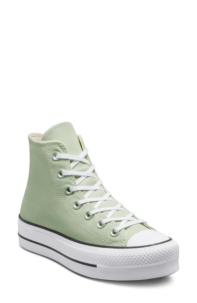 Converse Big Girls Chuck Taylor All Star Eva Lift Platform Iridescent ...