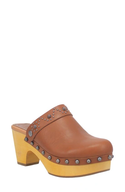 Dingo Deadwood Platform Mule In Tan | ModeSens