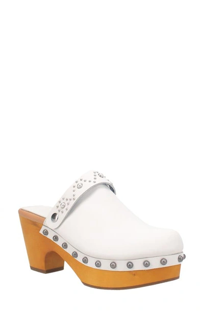 Dingo Deadwood Platform Mule In White | ModeSens