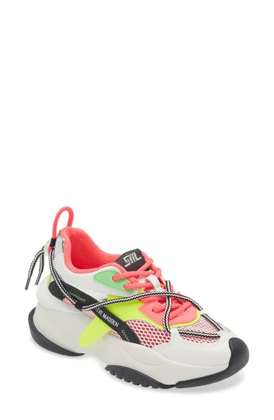 Steve Madden Bonanza Sneaker In Neon Multi | ModeSens
