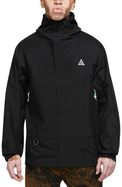 Nike Acg Storm-fit Cascade Rains Packable Rain Jacket In Black | ModeSens