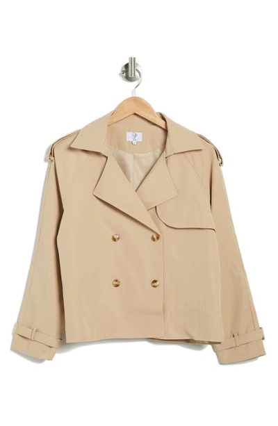 Plm Double Breasted Utility Jacket In Khaki | ModeSens