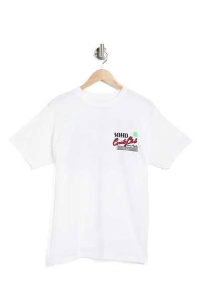Simpler Daze Soho Club Graphic T-shirt In White | ModeSens