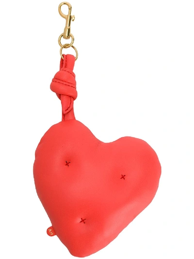 Anya Hindmarch Chubby Heart Charm Key Chain In Pink | ModeSens