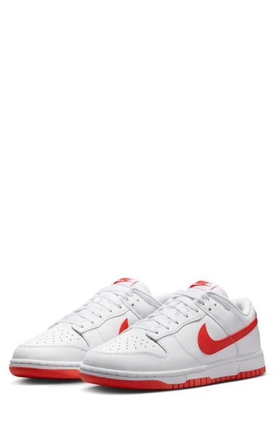 Nike Dunk Low Retro Basketball Shoe In White | ModeSens