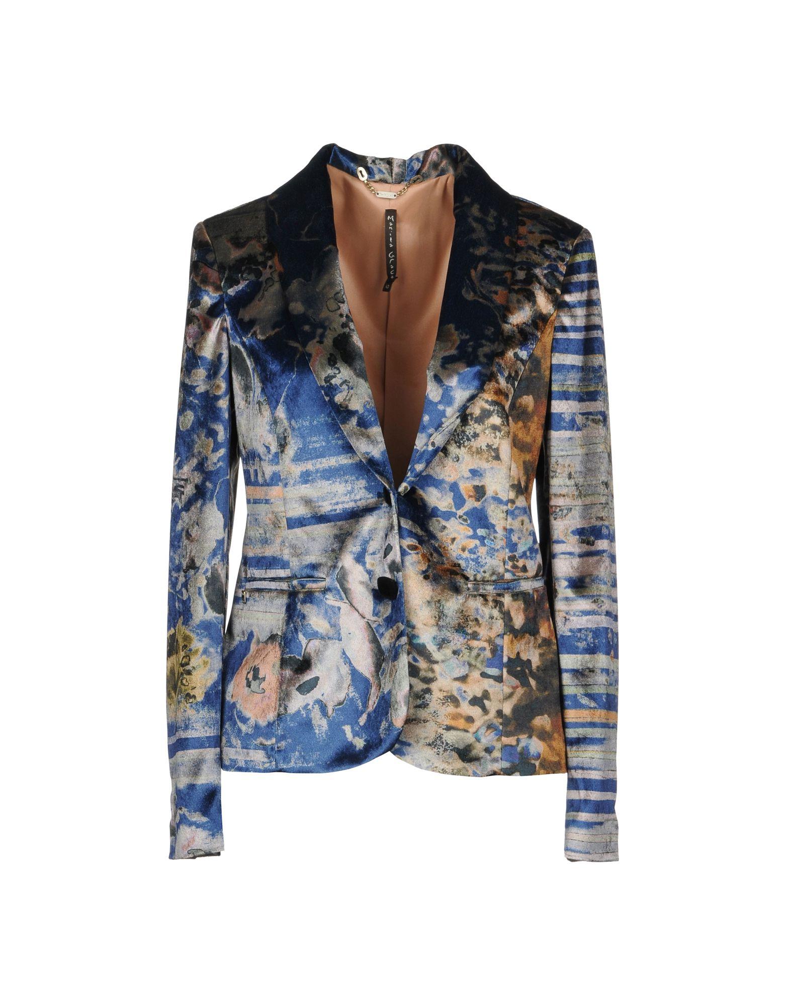 Manila Grace Blazer In Blue | ModeSens Manila Grace Blazer In Blue | ModeSens