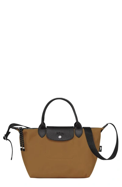 Longchamp Small Le Pliage Energy Recycled Canvas Crossbody Bag In Tobacco | ModeSens