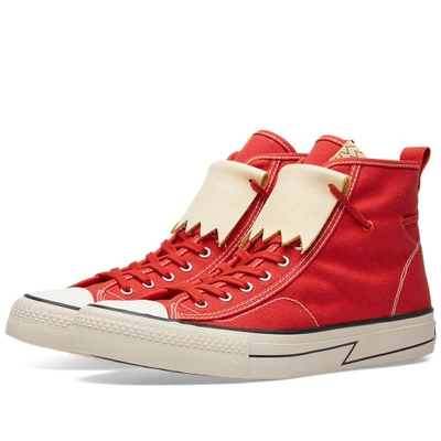 Visvim Skagway Hi Kiltie In Red | ModeSens