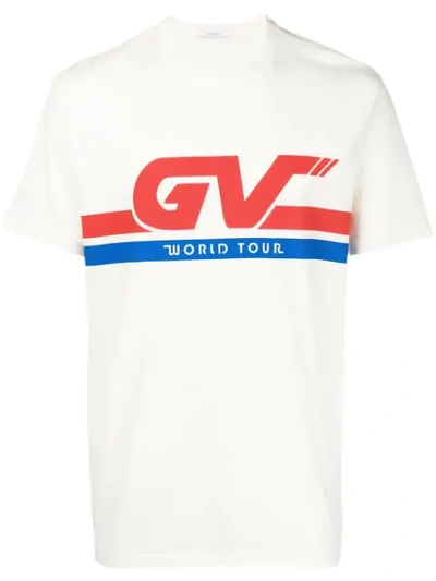 Givenchy Graphic Slogan Print T In White | ModeSens