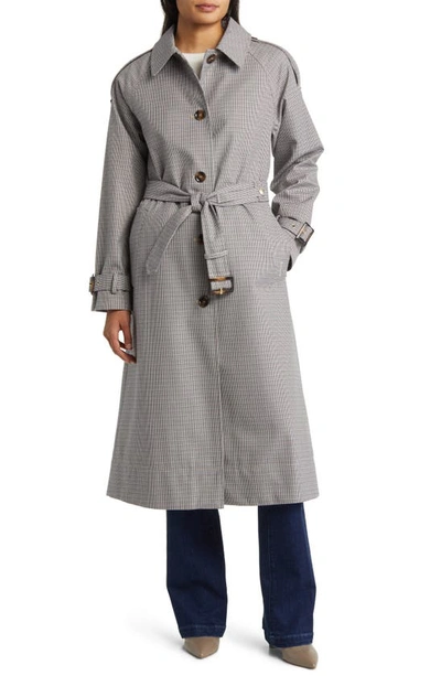 Barbour Marie Check Showerproof Trench Coat In Mini Check | ModeSens