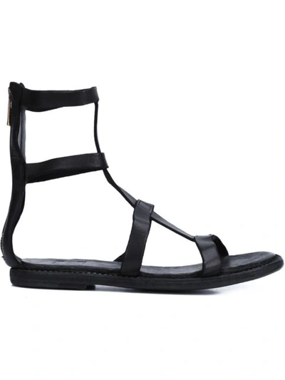Guidi Rear Zip Flat Sandals | ModeSens