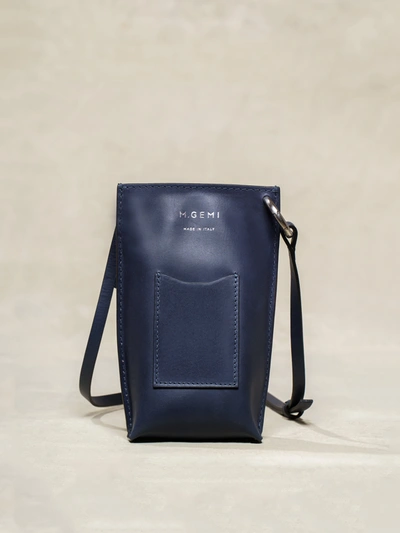M. Gemi The Anna Mini Crossbody In Navy Blue | ModeSens
