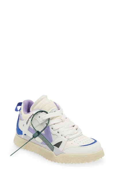 Off-white Mid Top Sponge Sneaker In White/ Lilac | ModeSens