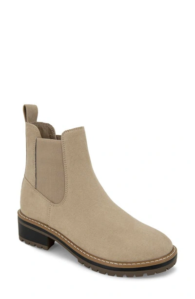 Kensie Khai Lug Sole Chelsea Boot In Taupe | ModeSens