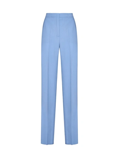 Max Mara Studio Trousers In Light Blue | ModeSens