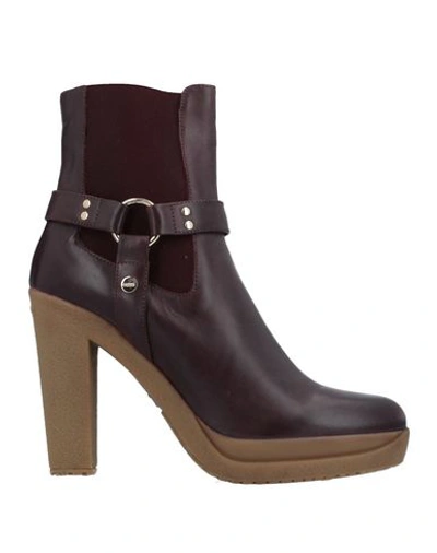 Cesare Paciotti 4us Ankle Boot In Deep Purple | ModeSens
