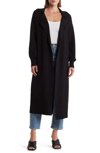 By Design Clova Maxi Cardigan In Black | ModeSens