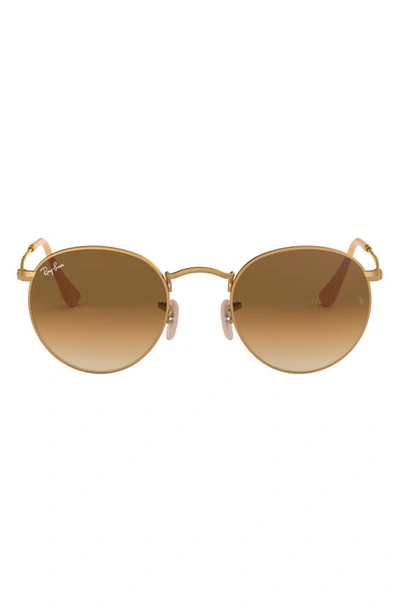 Ray Ban Icons 50mm Retro Sunglasses In Matte Gold | ModeSens