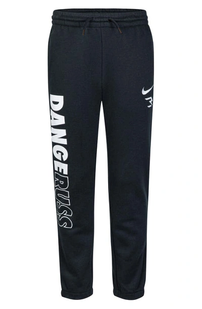 3 Brand Kids' Dangeruss Fleece Sweatpants In Black | ModeSens