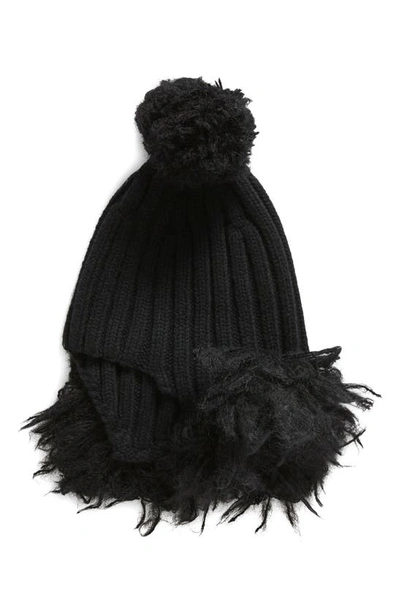 Tao Comme Des Garçons Hand Knit Rib Wool Blend Beanie In 1 Tao Comme Des Garçons Hand Knit Rib Wool Blend Beanie In 1