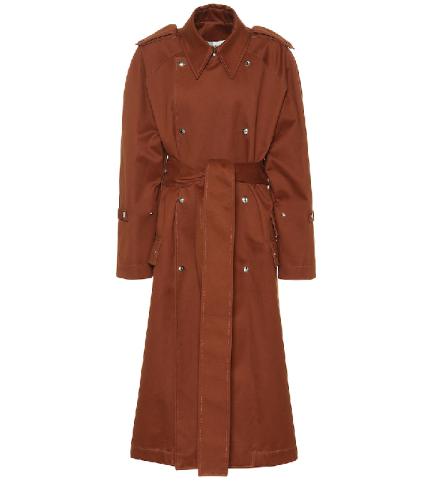 Acne Studios Classic Trench Coat Ginger Orange In Brown | ModeSens