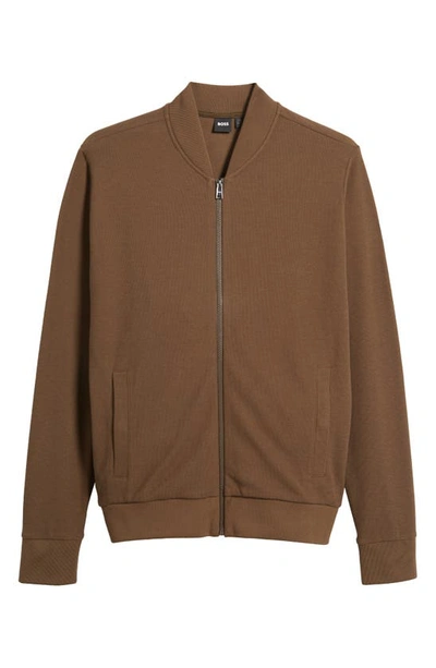 Hugo Boss Skiles Knit Bomber Jacket In Green | ModeSens